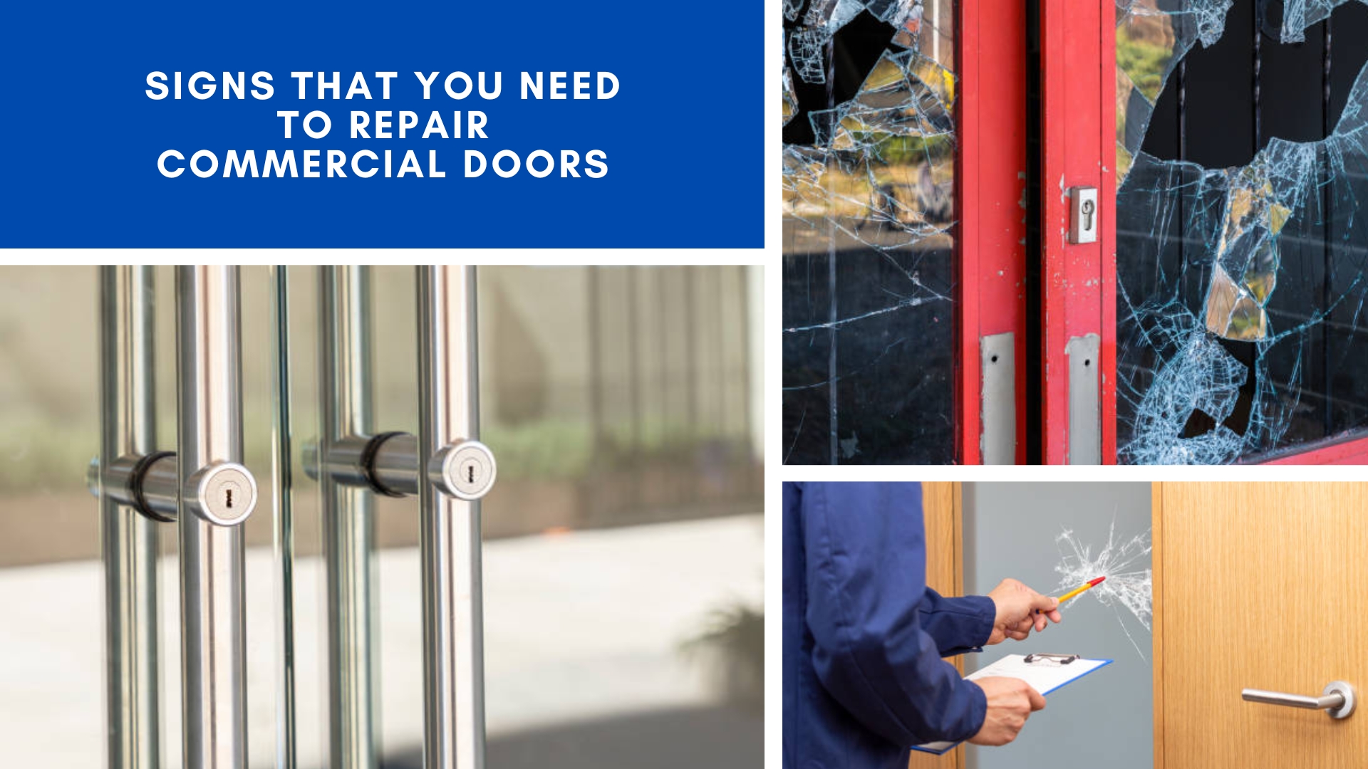 Signs You Need to Repair Commercial Doors | MacArthur